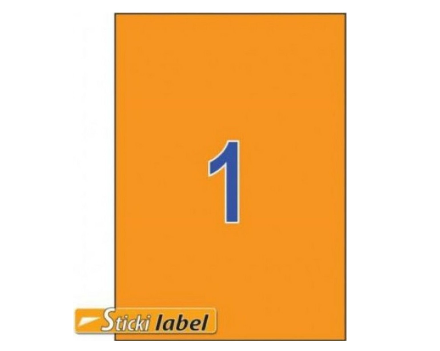 100 Αυτοκόλλητες Ετικέτες Α4 Ορθογώνιες Sticki – Βιβλιοπωλείο Sinem